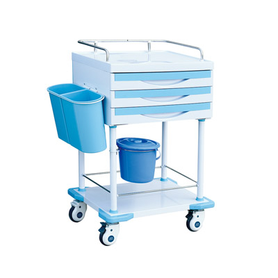 Medical Treatment Trolley with Easy-Clean Surface for Hospital and Clinic